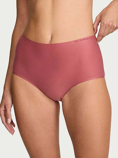 Victoria's Secret Body Victoria Flex Shadow Stripe Modern Brief Panty - Pink
