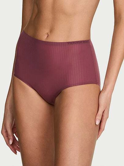 Victoria's Secret Body Victoria Flex Mid-rise Modern Brief Panty - Pink