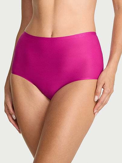 Victoria's Secret Body Victoria Flex Mid-rise Modern Brief Panty - Pink