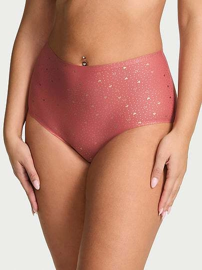 Victoria's Secret Body Victoria Flex Shadow Stripe Modern Brief Panty - Print