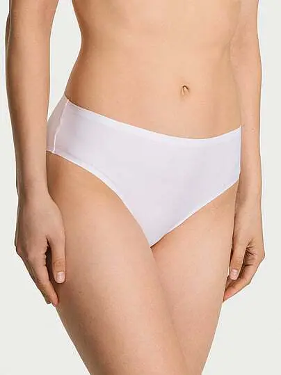 Victoria's Secret Body Victoria Flex Mid-rise Bikini Panty - White,ivory
