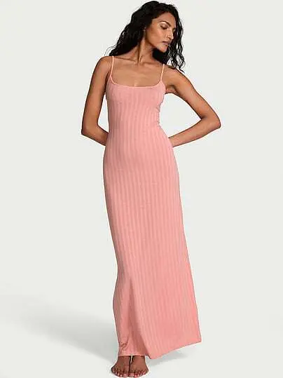 Victoria's Secret Ultra-fine Modal Maxi Slip Dress - Pink