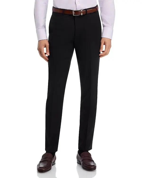 Hugo Boss Extra Slim Fit Stretch Suit Pants - Black