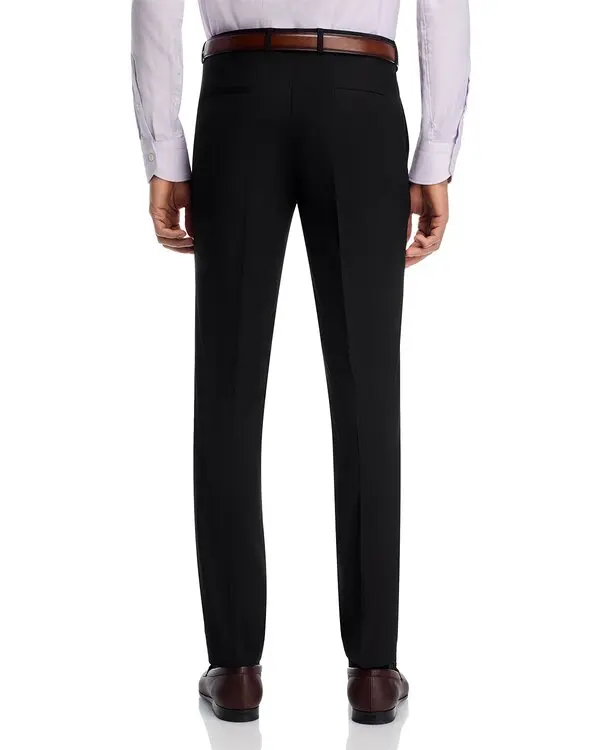 Hugo Boss Extra Slim Fit Stretch Suit Pants - Black