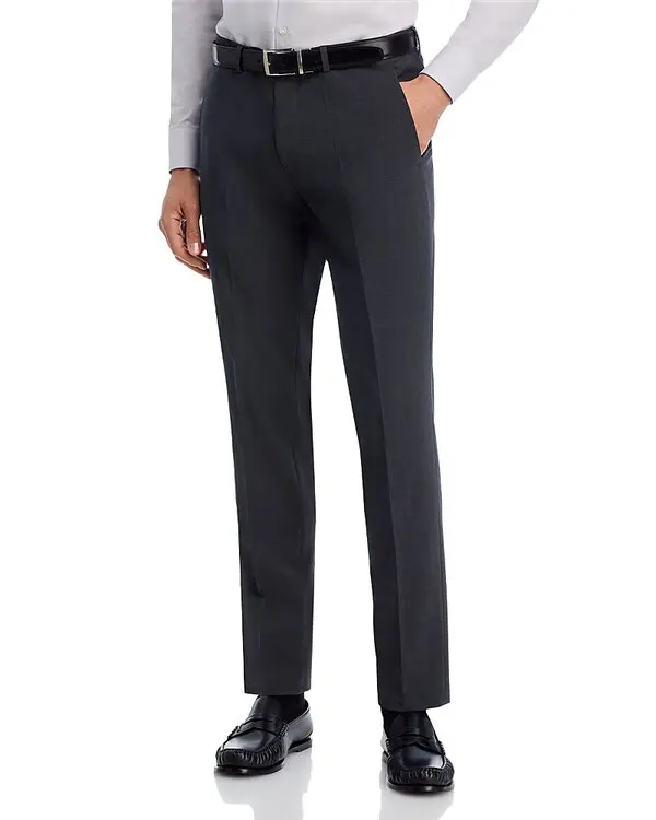 Hugo Boss Extra Slim Fit Stretch Suit Pants - Charcoal