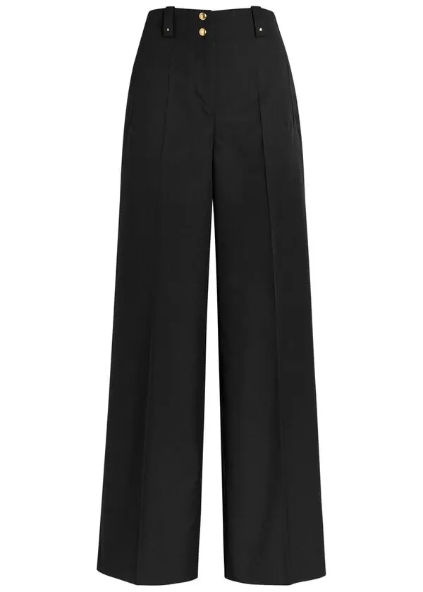 Moncler Logo-plaque Woven Trousers