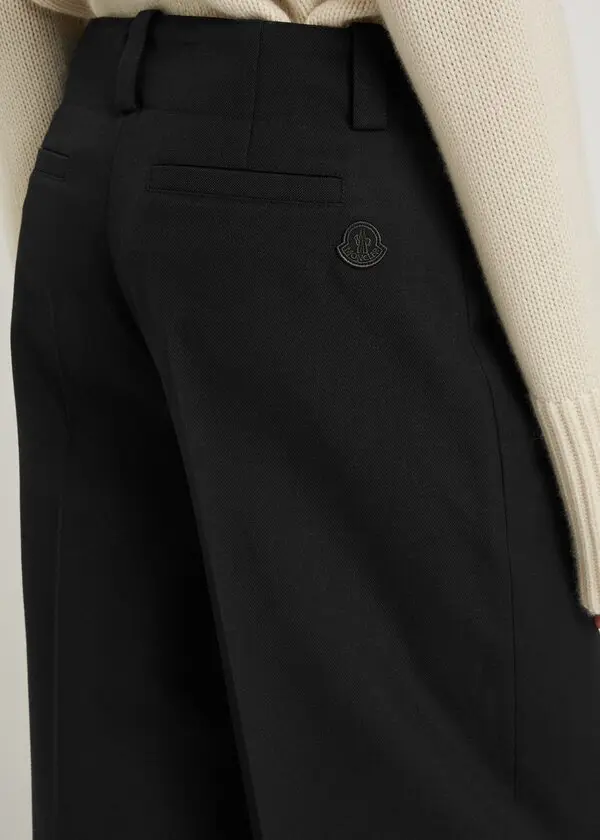 Moncler Logo-plaque Woven Trousers