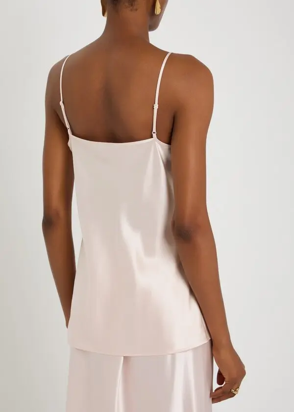 JOSEPH Clea Silk Top - Rose