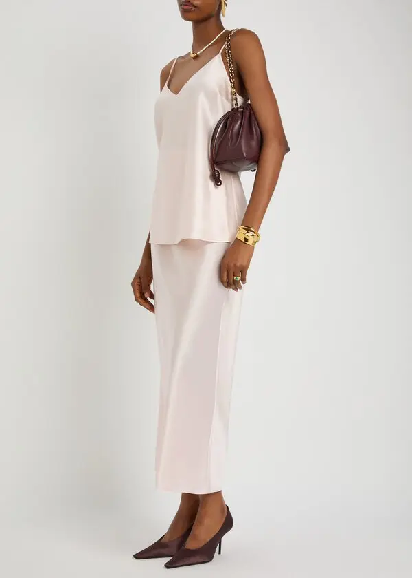 JOSEPH Clea Silk Top - Rose