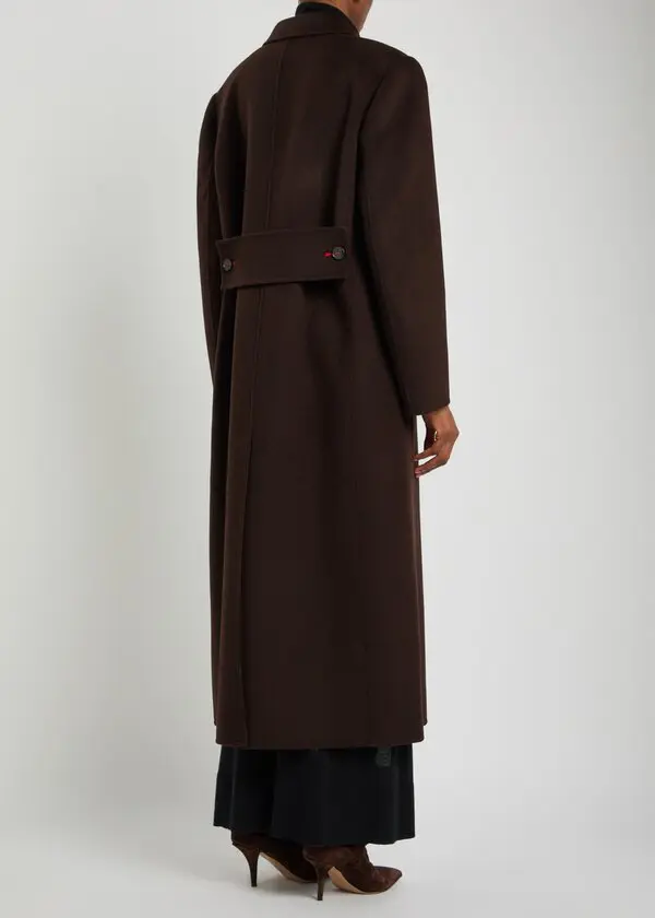 Victoria Beckham Double-breasted Wool And Cashmere-blend Coat
