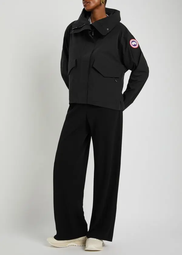Canada Goose Tofino Hooded Rain Jacket - Black