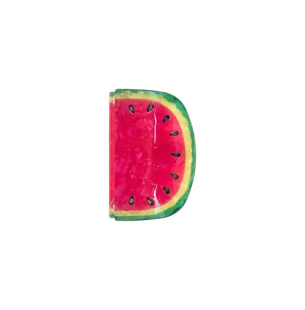 BY ADINA EDEN Watermelon Slice Hair Claw Clip - Red