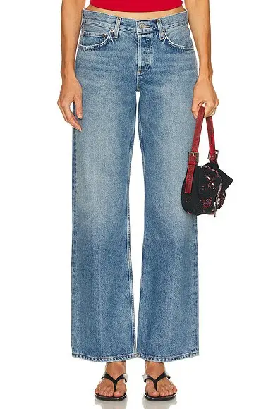AGOLDE Low Rise Loose Jeans