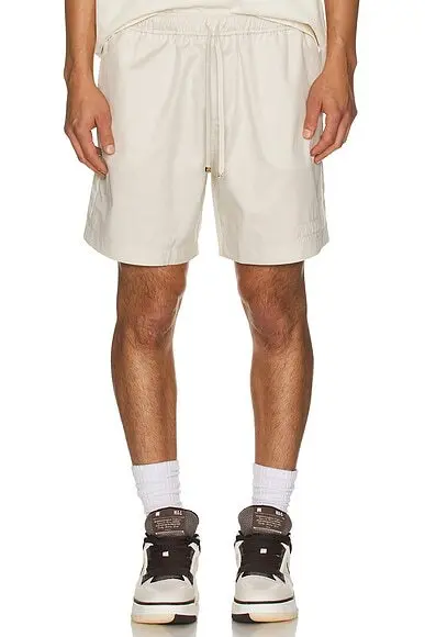 Amiri Tonal Logo Lightweight Twill Shorts