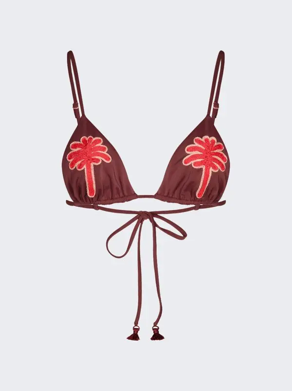 Johanna Ortiz Heatwave Bikini Top - Brown