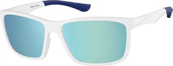 Zenni Full Rim Round Sunglasses - White