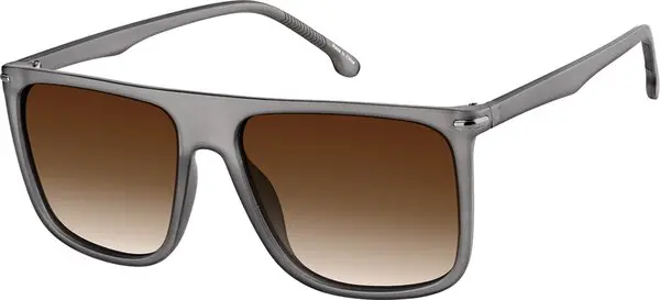 Zenni Oval Full Rim Sunglasses - Gray