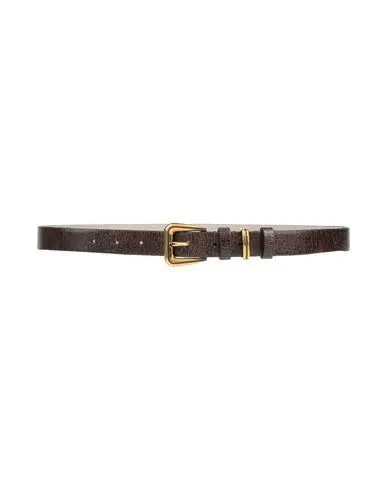 Brunello Cucinelli Leather Belt With Buckle - Brown