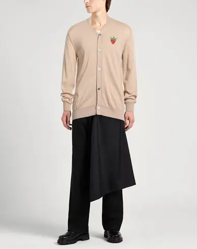 Comme Des Garçons Acrylic Wool Cardigan - Beige