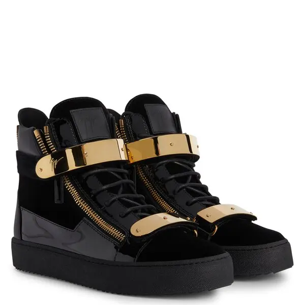 GIUSEPPE ZANOTTI Coby High-top Sneakers - Black
