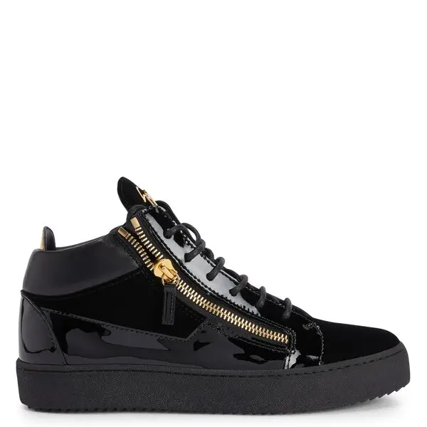 GIUSEPPE ZANOTTI Kriss Mid-top Sneakers - Black
