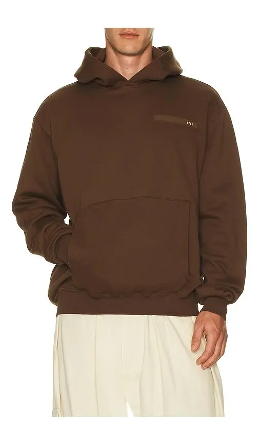 ETAI LA 3d Print Mechanical E Hoodie - Brown