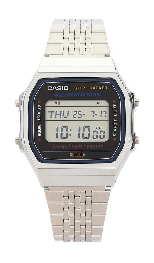 Casio Vintage Smartphone Link Series Watch - Metallic Silver