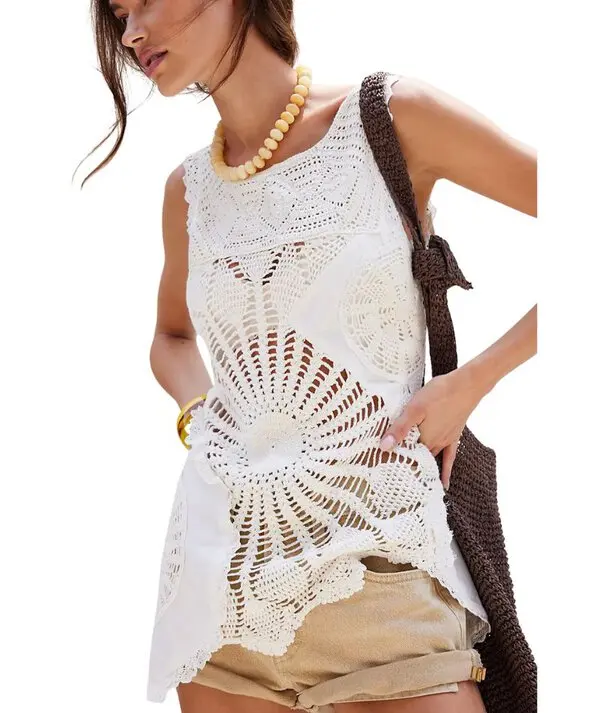 Free People Alias Crochet Top