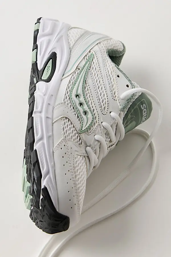 Saucony Ride Millennium Sneakers - White/sage