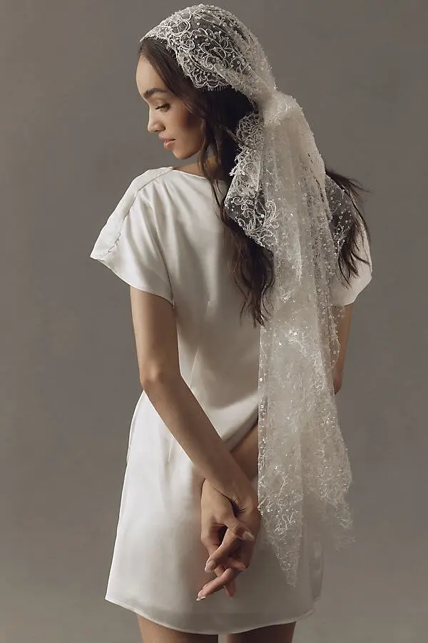 ENAURA Lace Bridal Headscarf