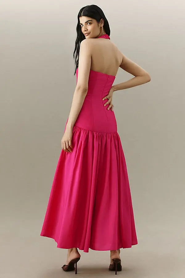 sachin and babi light blue dress Hutch Chandler Drop-Waist Maxi Dress In Pink - 31% Off