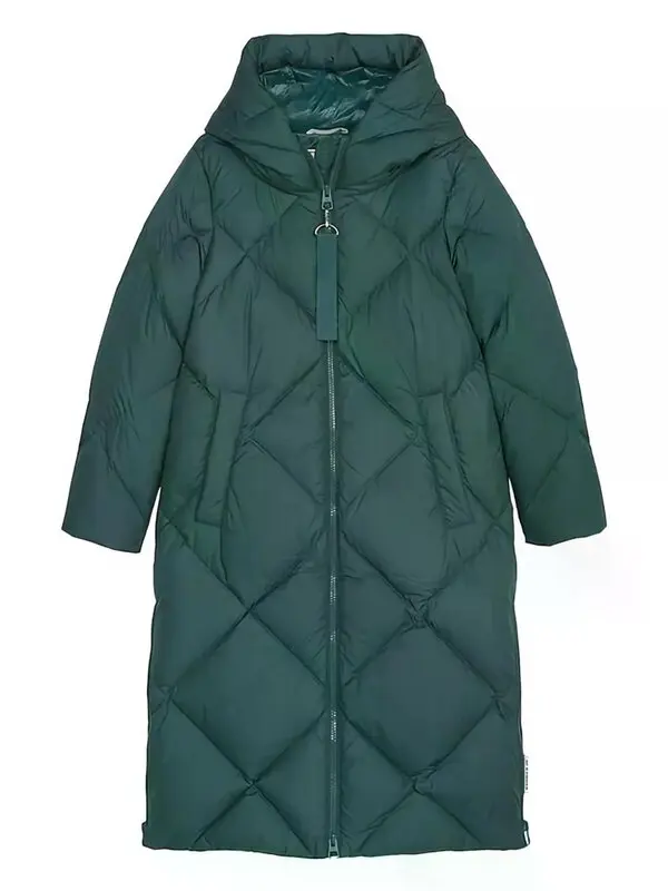 Marc O'polo Quilted Hooded Coat - Green