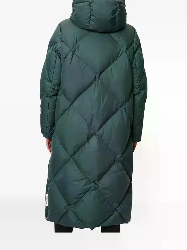 Marc O'polo Quilted Hooded Coat - Green