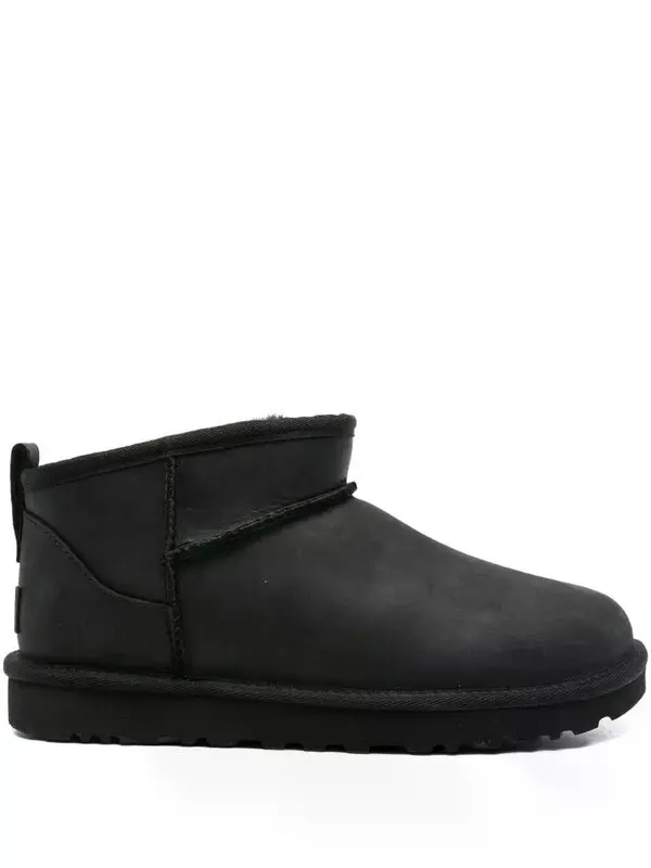 UGG Classic Ultra Mini Ankle Boots - Black