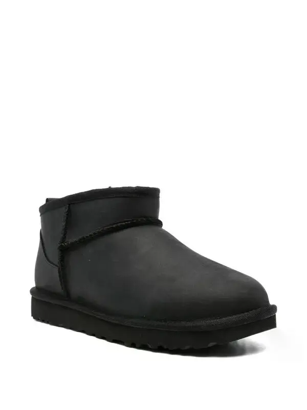 UGG Classic Ultra Mini Ankle Boots - Black