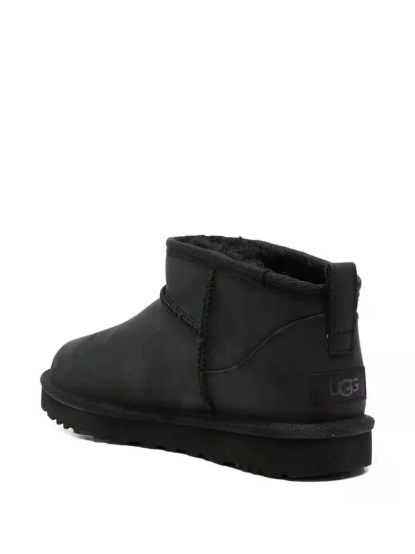 UGG Classic Ultra Mini Ankle Boots - Black