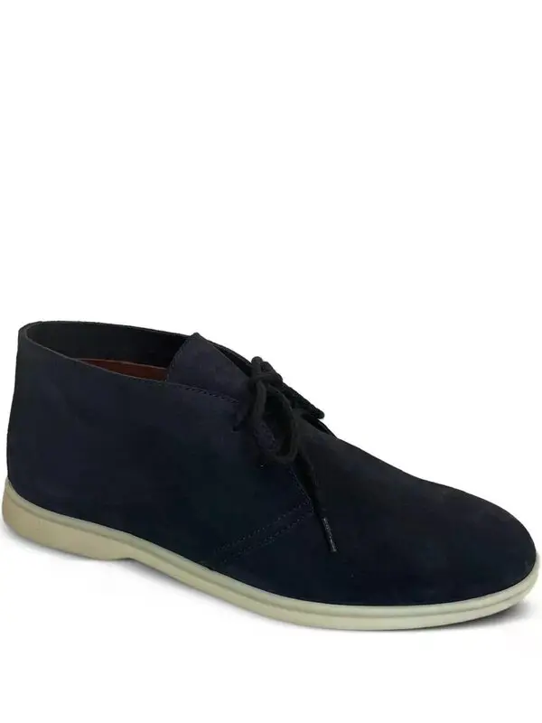Loro Piana Suede Lace-up Boots