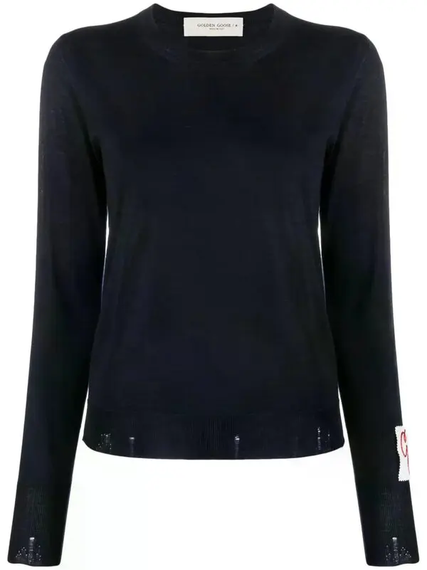 GOLDEN GOOSE Ribbed-trim Wool Sweater