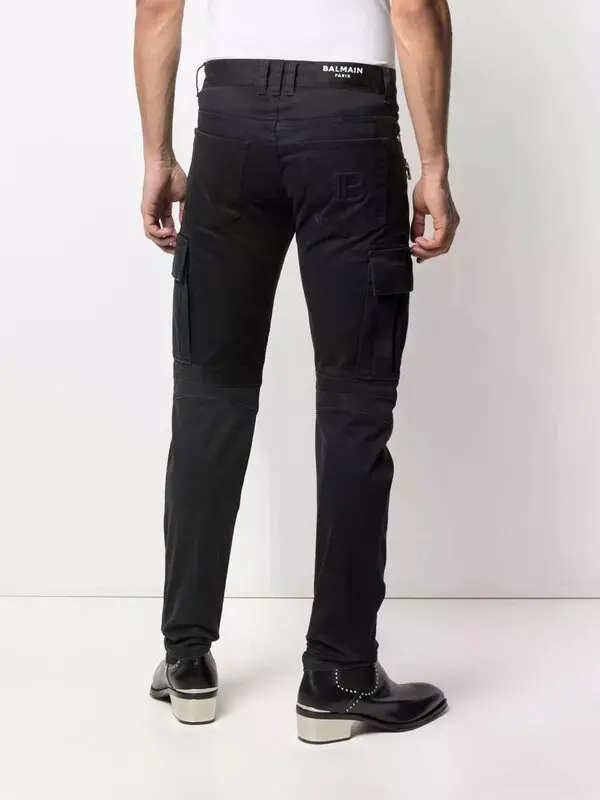 Balmain B-embossed Cargo Jeans