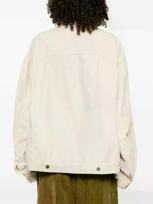 HAIKURE Corduroy Button-fastening Jacket