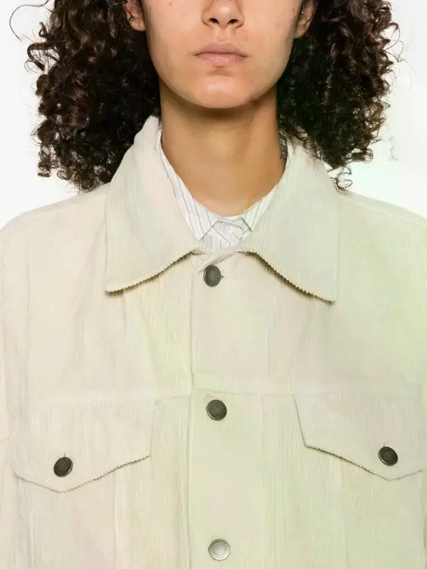 HAIKURE Corduroy Button-fastening Jacket