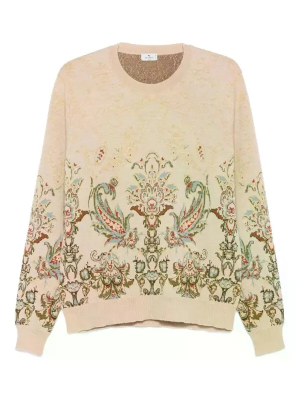 Etro Paisley Pattern Wool Sweater