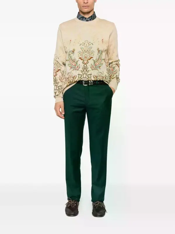 Etro Paisley Pattern Wool Sweater