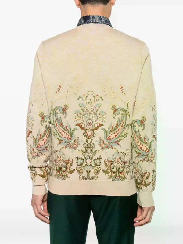 Etro Paisley Pattern Wool Sweater