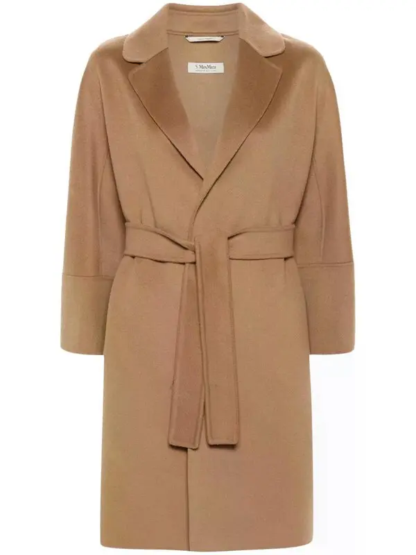Max Mara Arona Belted Virgin Wool Coat