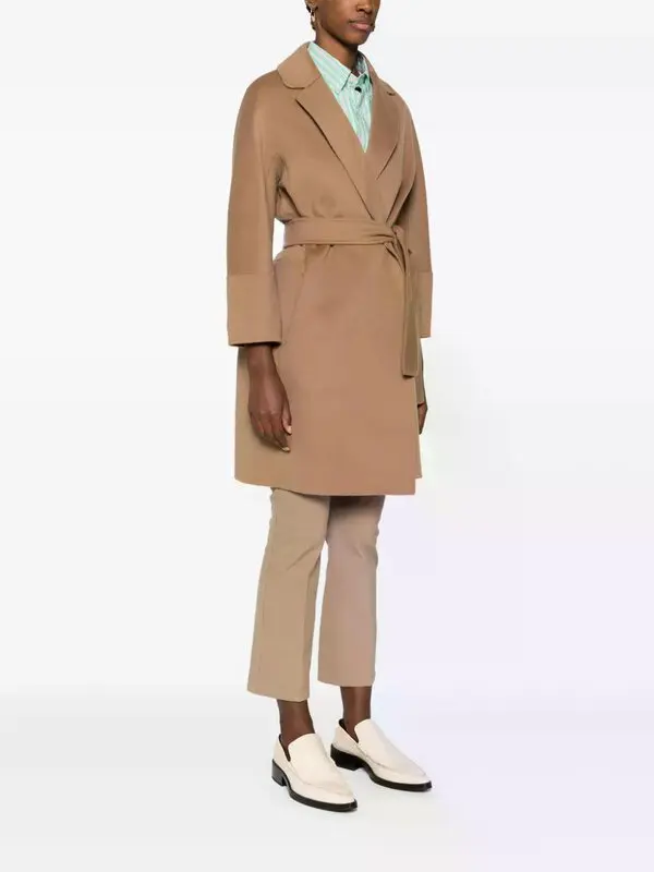 Max Mara Arona Belted Virgin Wool Coat