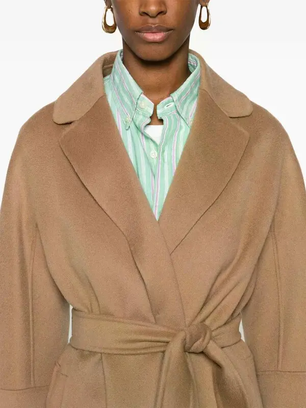 Max Mara Arona Belted Virgin Wool Coat