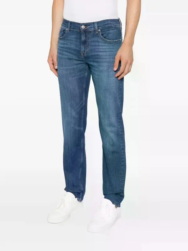 7 For All Mankind Whiskering-effect Jeans