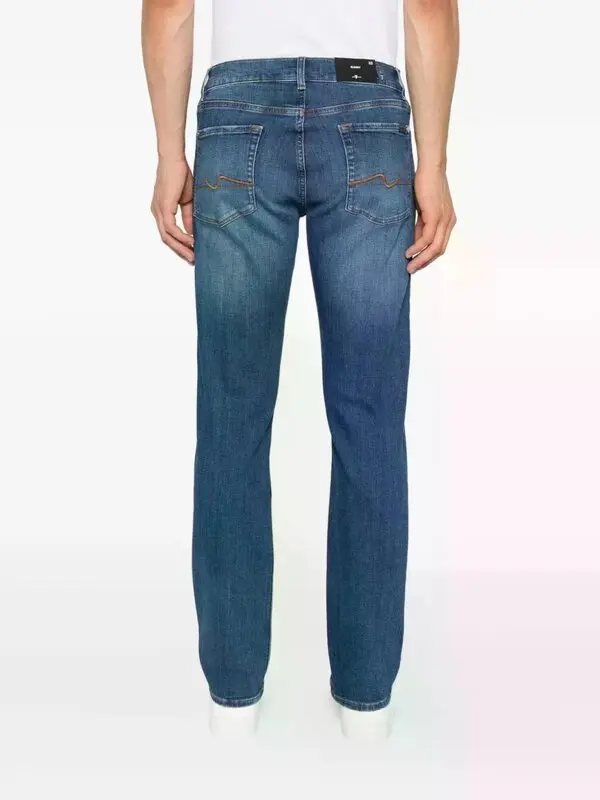 7 For All Mankind Whiskering-effect Jeans