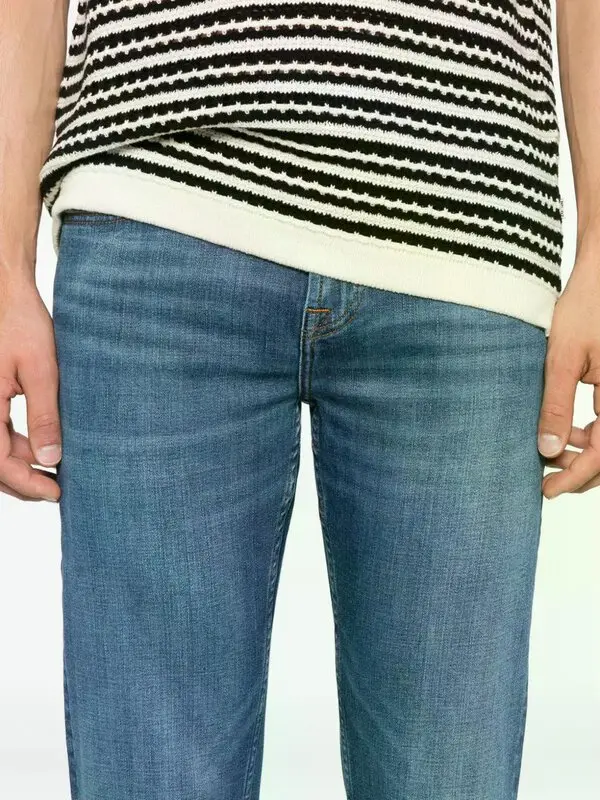 7 For All Mankind Whiskering-effect Jeans
